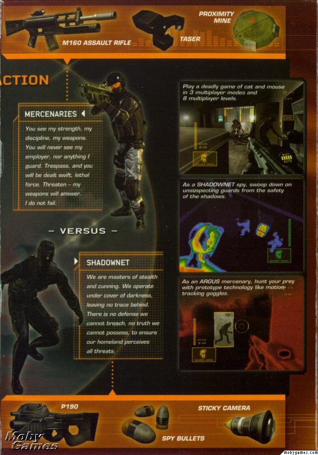 Picture of Tom Clancy's Splinter Cell: Pandora Tomorrow