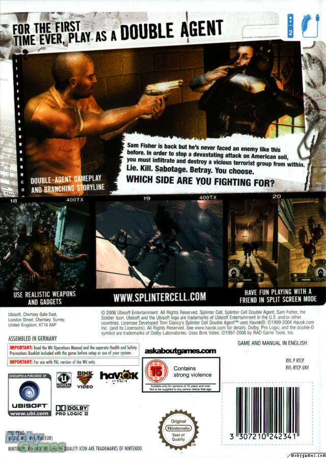 Picture of Tom Clancy's Splinter Cell: Double Agent
