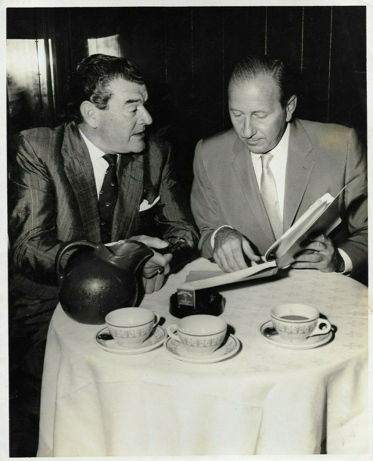 Jack Hawkins, Frederick Brisson