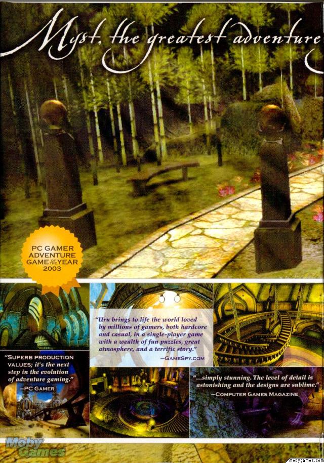 Myst Uru: Complete Chronicles image