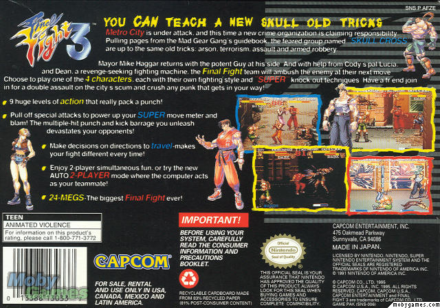 Picture of Final Fight 3