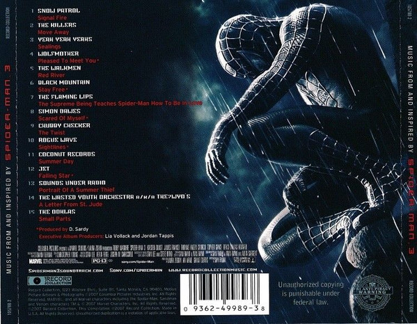 Image of Spider-Man 3: Music From And Inspired By