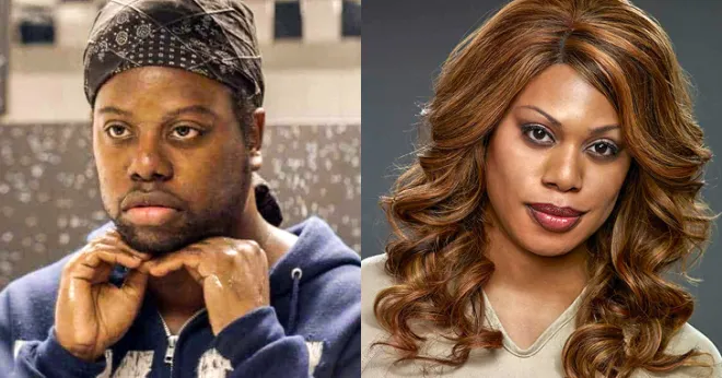 Laverne Cox and M. Lamar