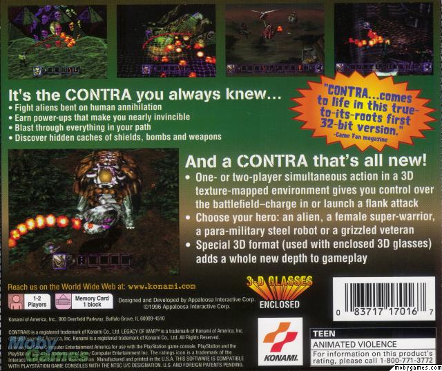 Picture of Contra: Legacy of War