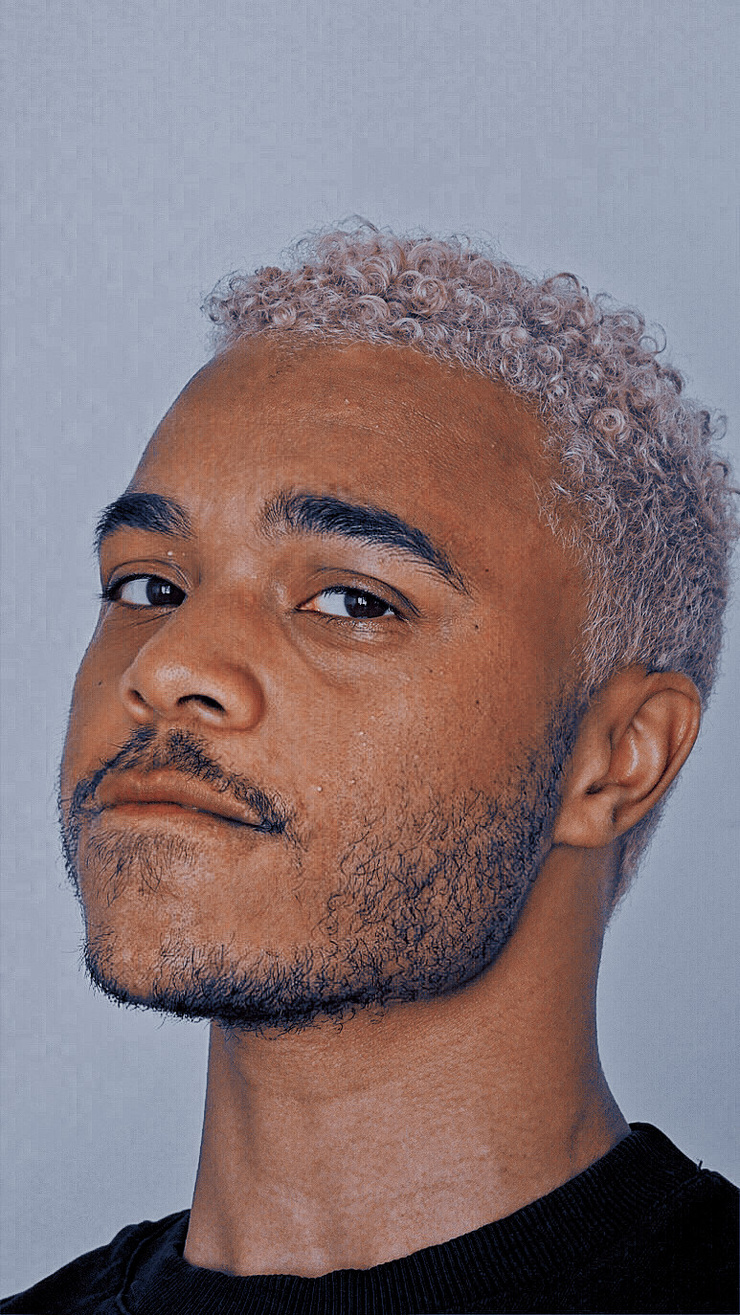Jordan Brooks dyed hair