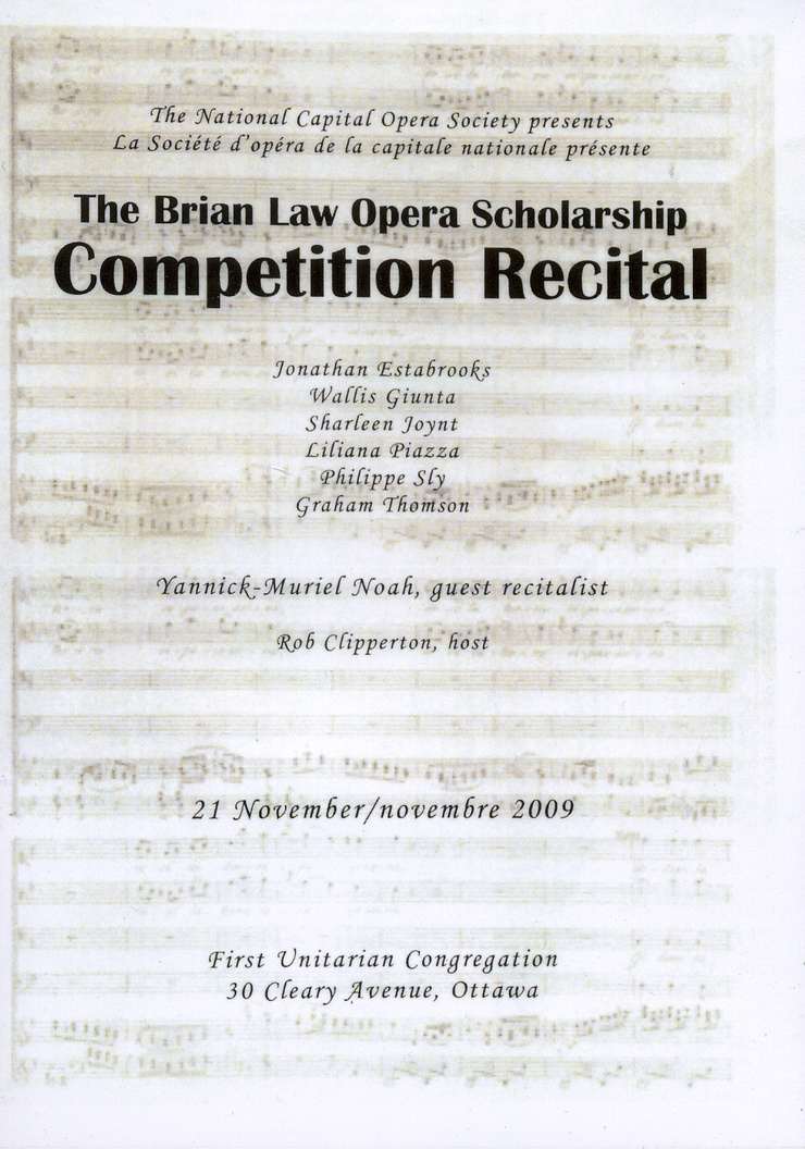 Picture of Brian Law Recital - 2009