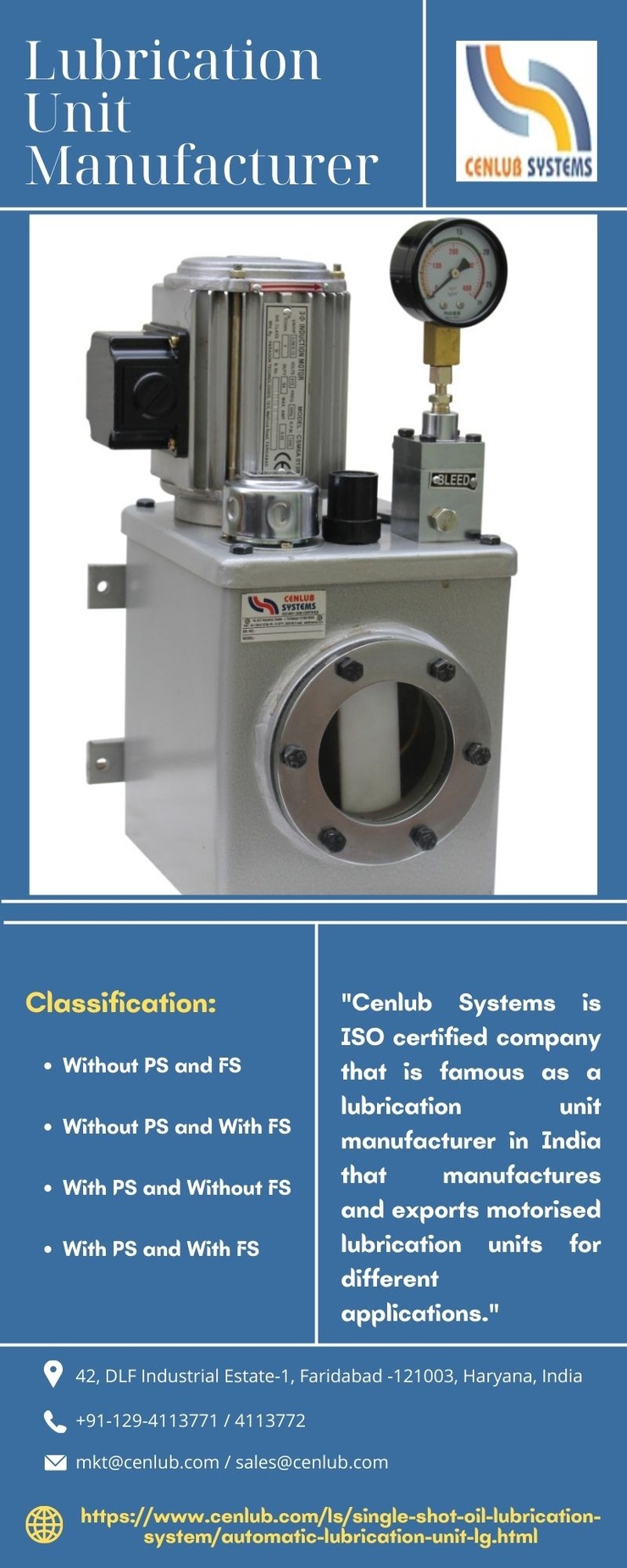 Best Lubrication Unit Manufacturer