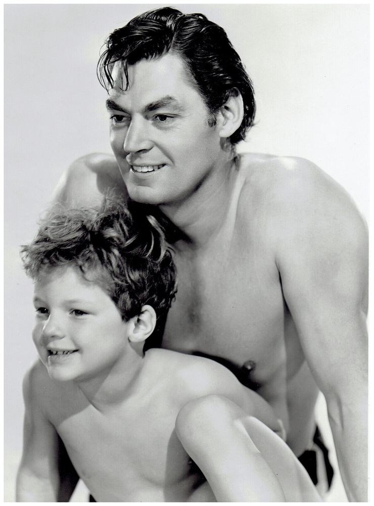 Johnny Sheffield, Johnny Weissmuller