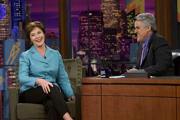 Laura Bush, Jay Leno