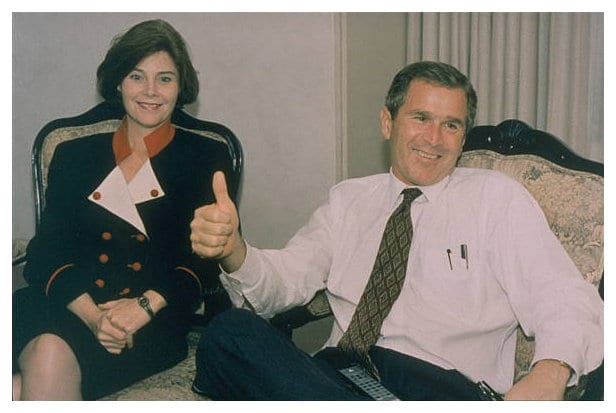 Laura Bush, George W. Bush