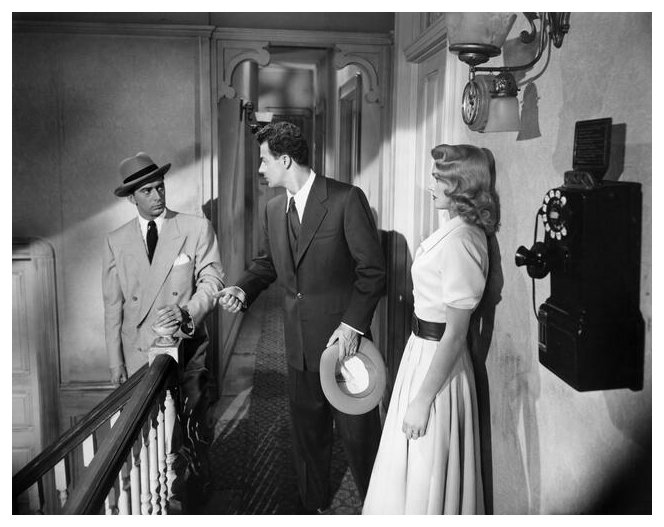John Baragrey, Cornel Wilde, Patricia Knight