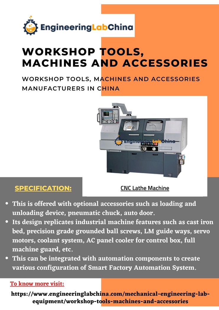 Workshop Tools, Machines and Accessories Manufactu