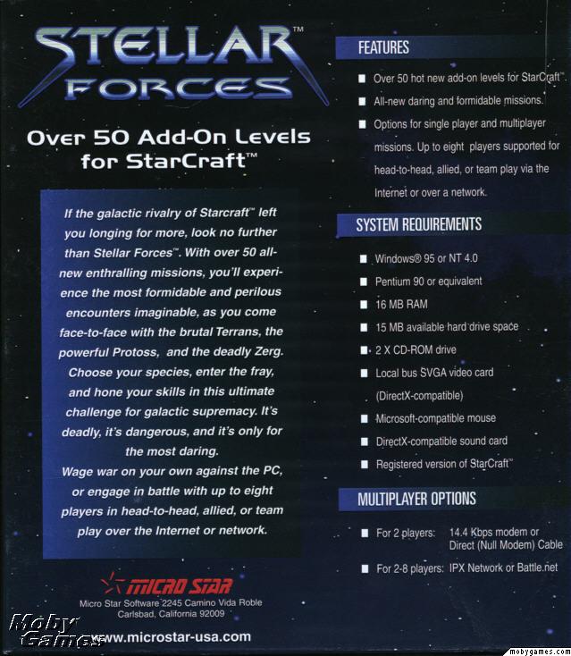 Stellar Forces: Starcraft Expansion picture