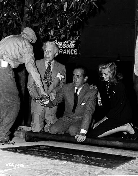 Sid Grauman, Humphrey Bogart, Lauren Bacall
