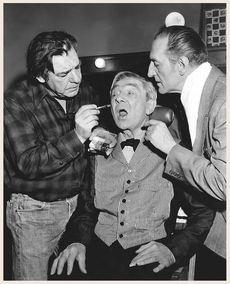 Lon Chaney Jr., Bela Lugosi, Basil Rathbone