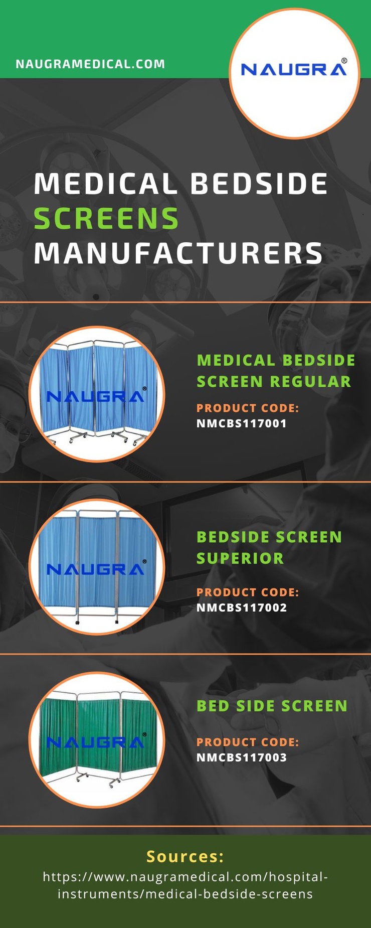 Medical Bedside Screens Manufacturers