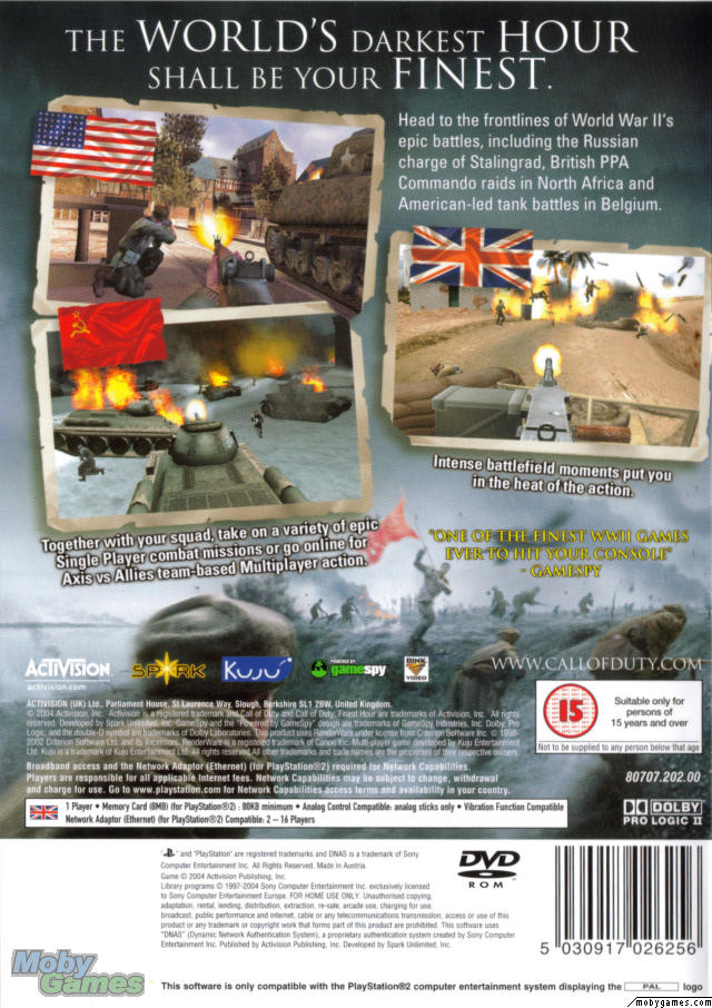 Image of Call of Duty: Finest Hour