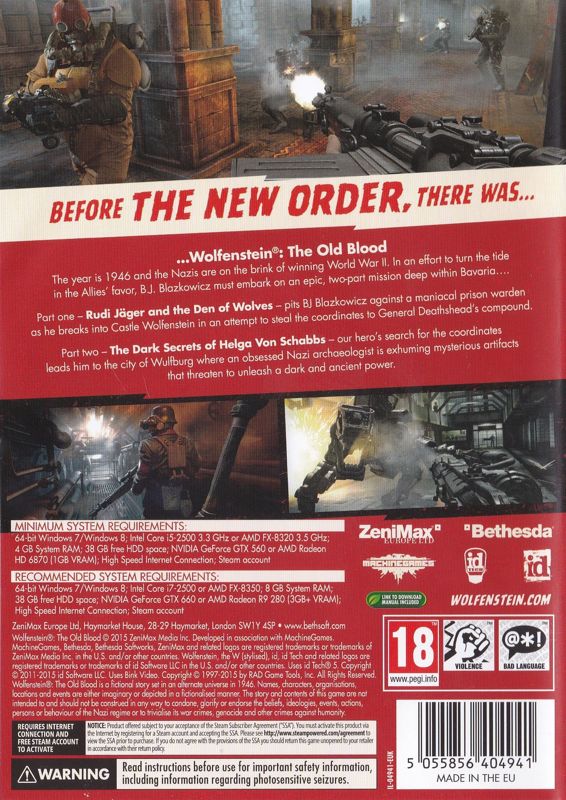 Picture of Wolfenstein: The Old Blood