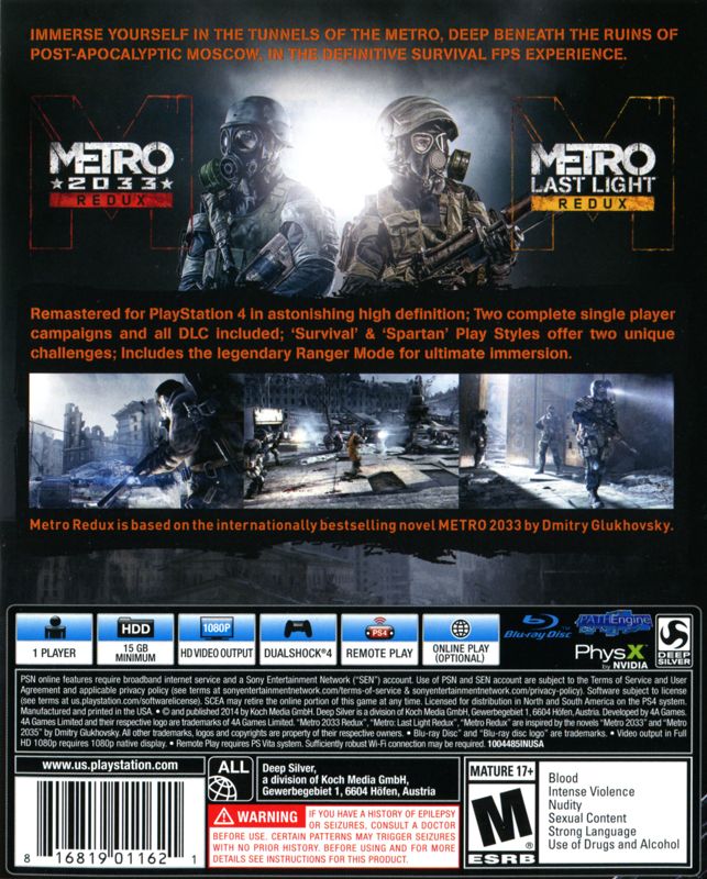 Image of Metro Redux