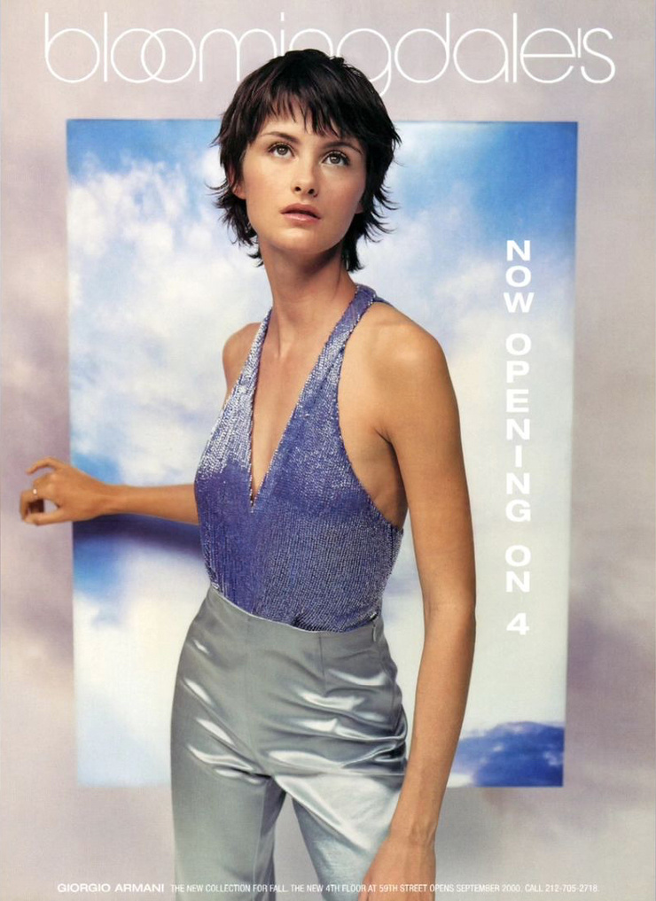 Trish Goff - Bloomingdales Fall 2000 Advert