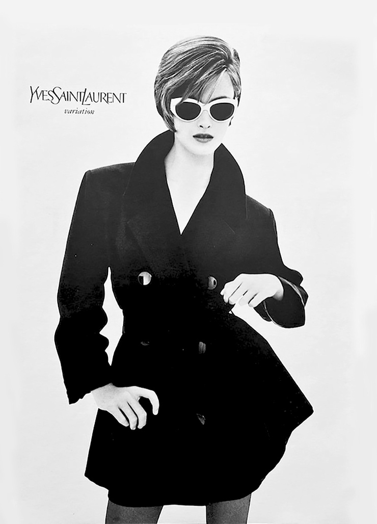 Trish Goff - YSL SS1996 Campaign
