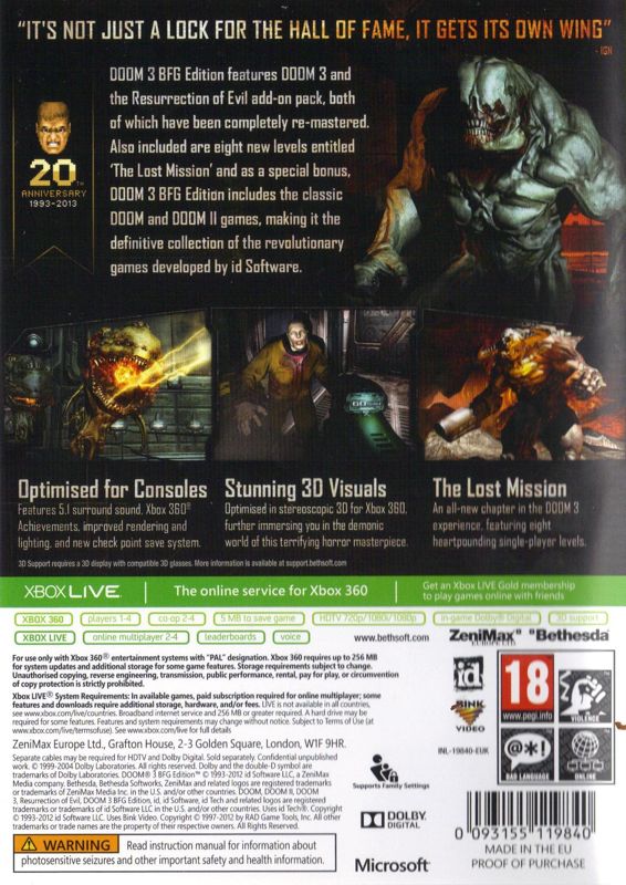 Picture of DOOM 3: BFG Edition