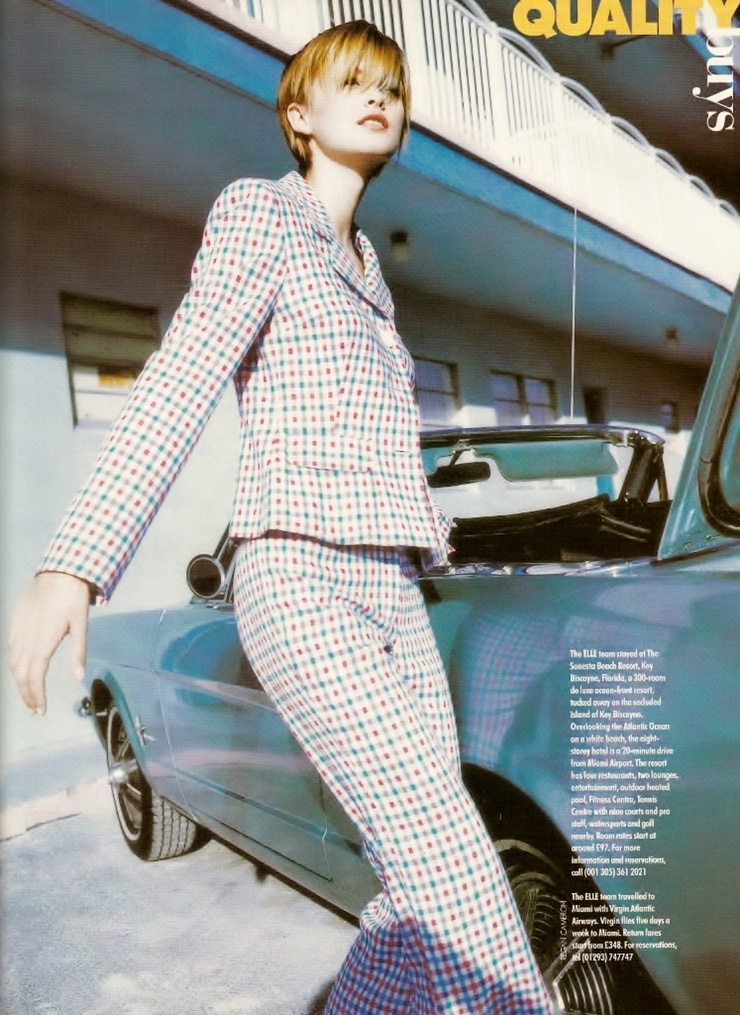 Trish Goff - Elle UK, July 1996