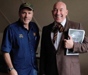 Bruce Dickinson and Julian Doyle