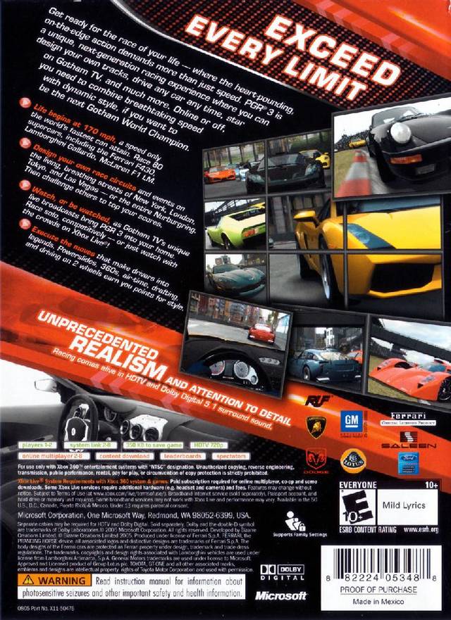 Picture of PGR3: Project Gotham Racing 3