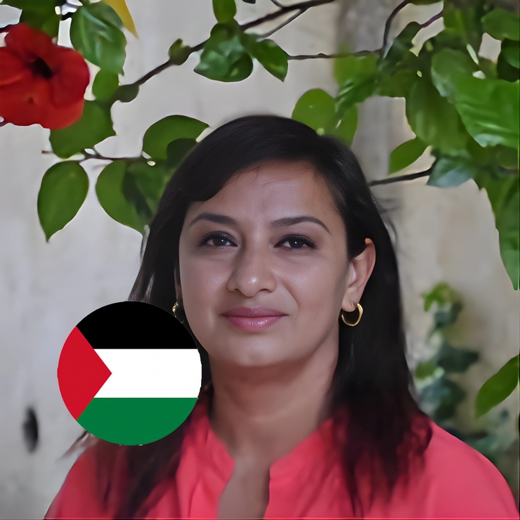 Shampa Roy-Mukherjee supports Free Gaza