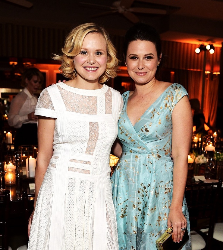 Alison Pill and Katie Lowes