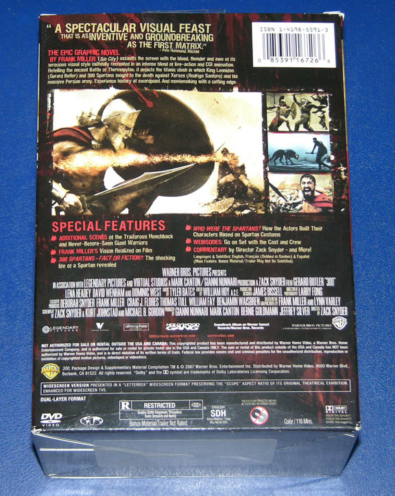 300 Exclusive Two-Disc Limited Edition w/ Immortal's Mask picture