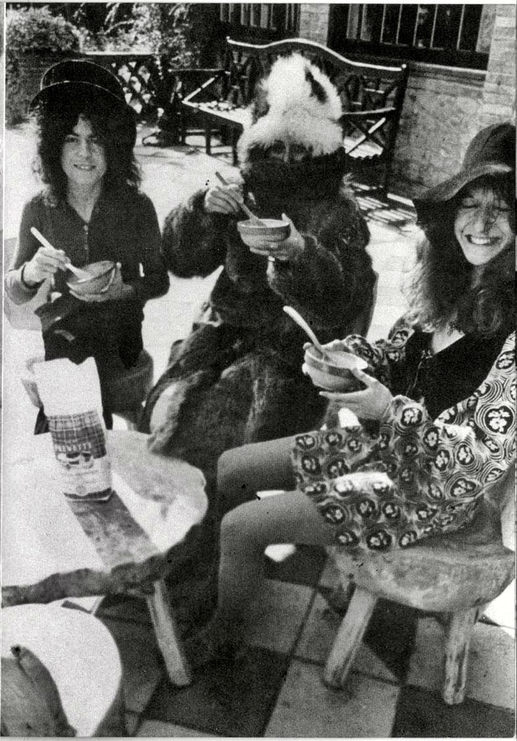 1970 - alice w marc bolan and june child, surrey