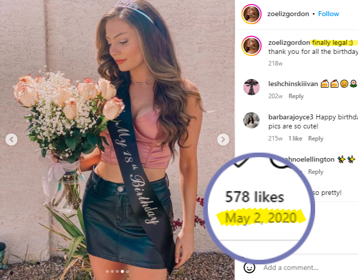 18th birthday post