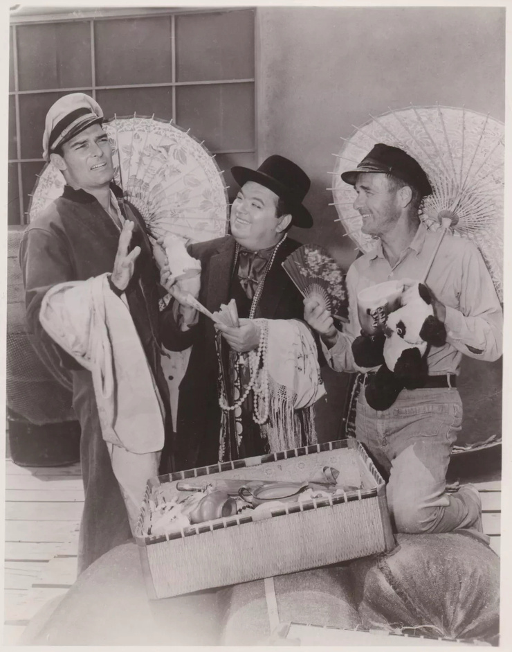 John Russell, Chick Chandler, Leon Askin