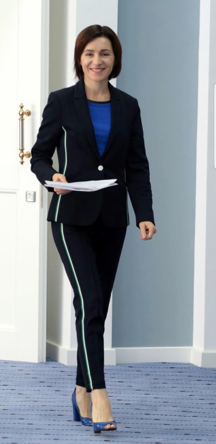 Maia Sandu, the president of Moldova