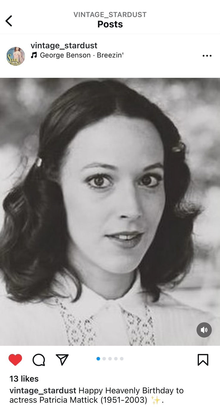 Awesome post from Instagram’s VintageStardust- a m