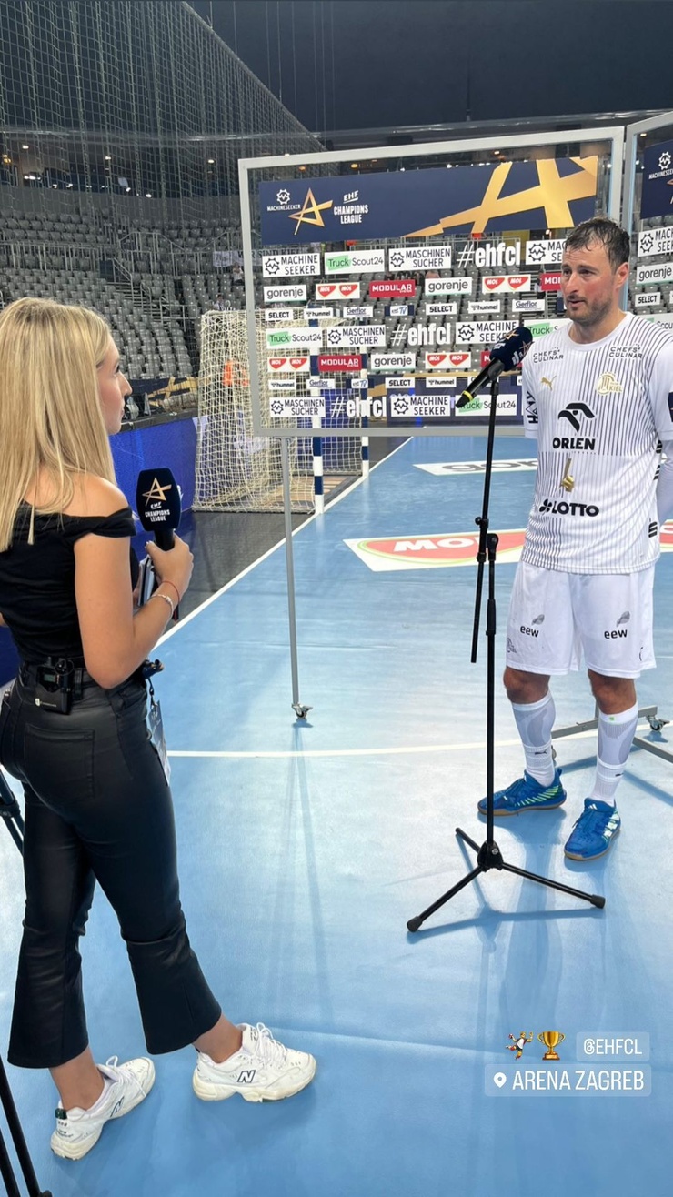 Leonarda with Domagoj Duvnjak