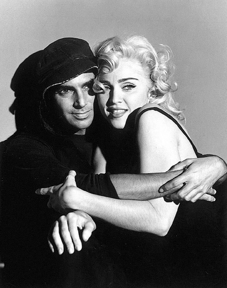 with Madonna 1991