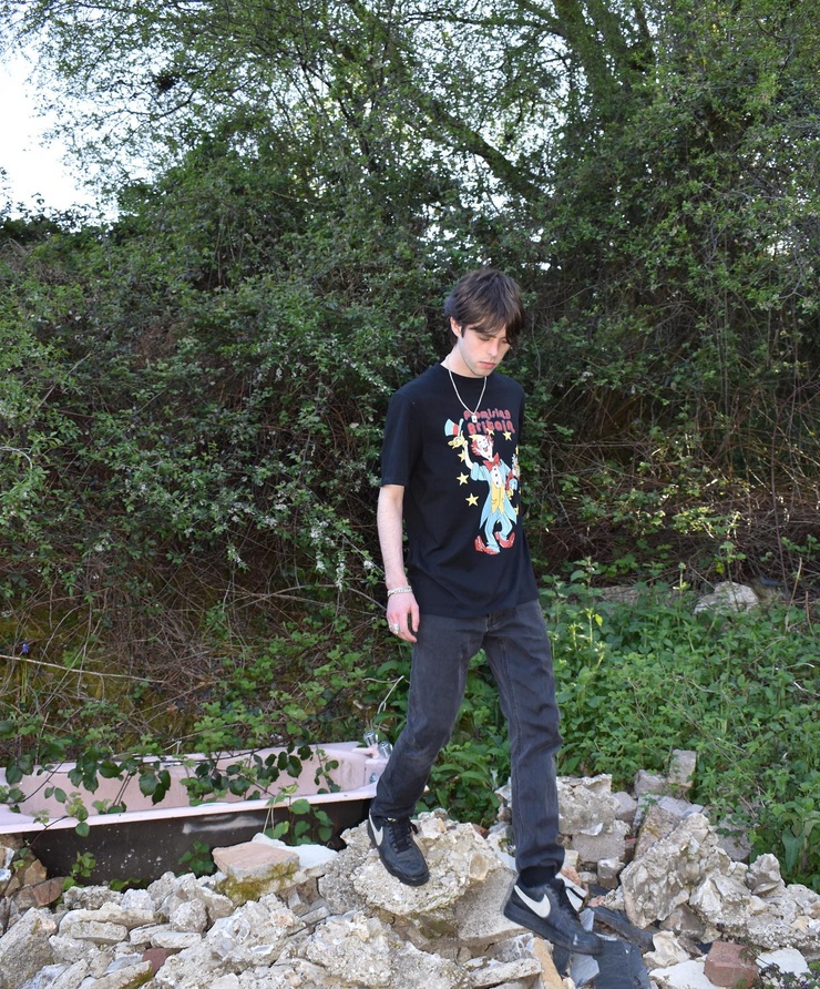 May 2020 Louis Starkey modelling for Mwah UK fashi