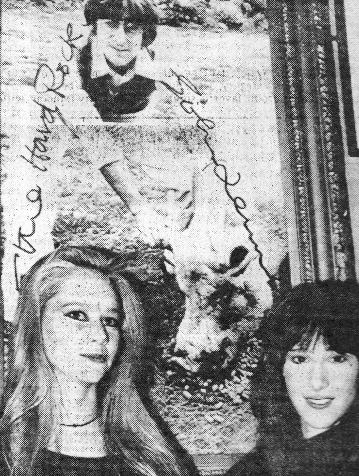Lee Starkey and pop star Tiffany at the Hard Rock