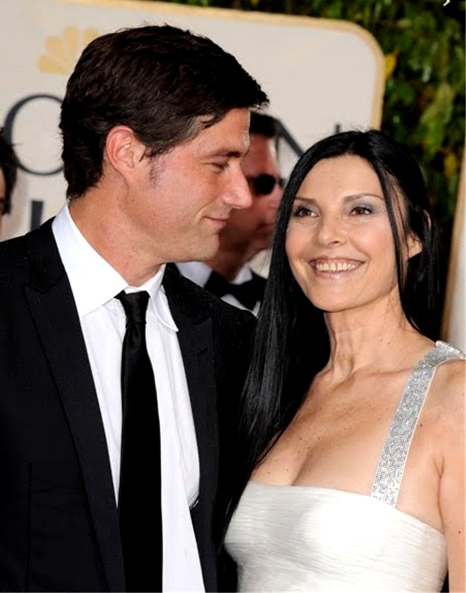 Matthew Fox and wife Golden Globes 2010