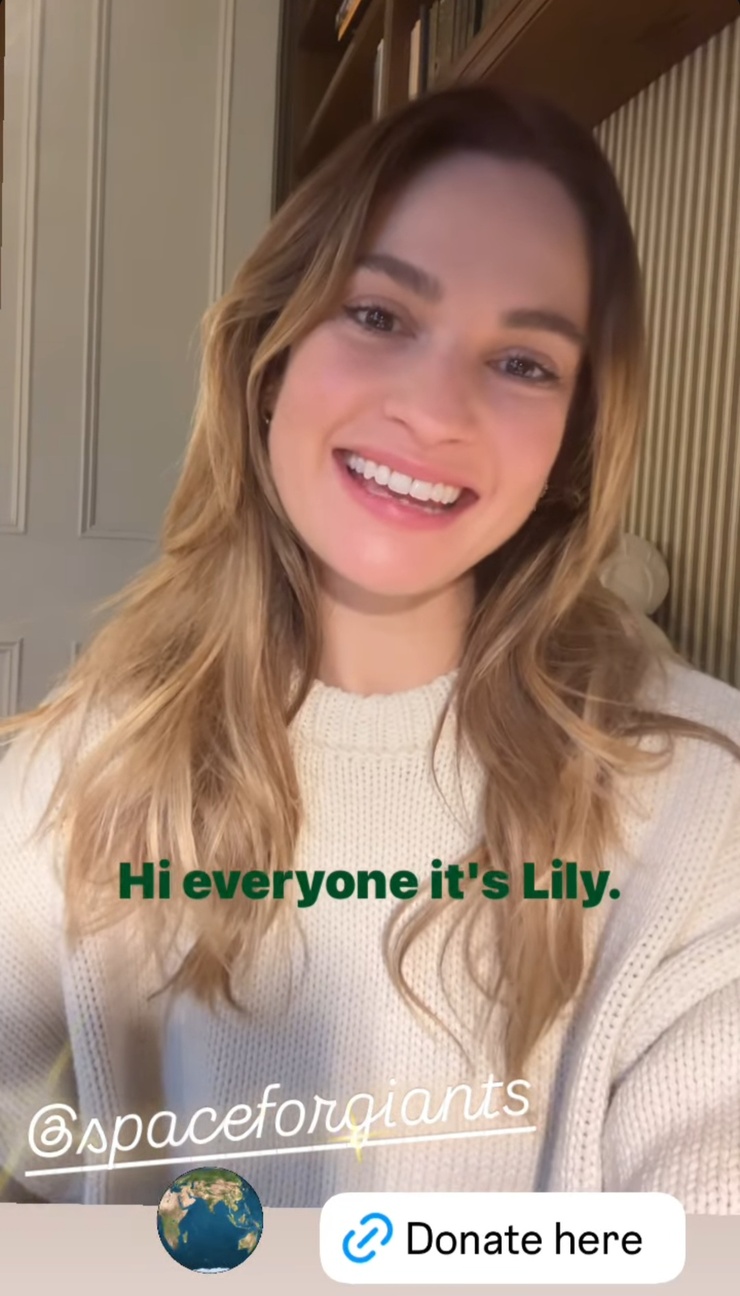 Lily James image