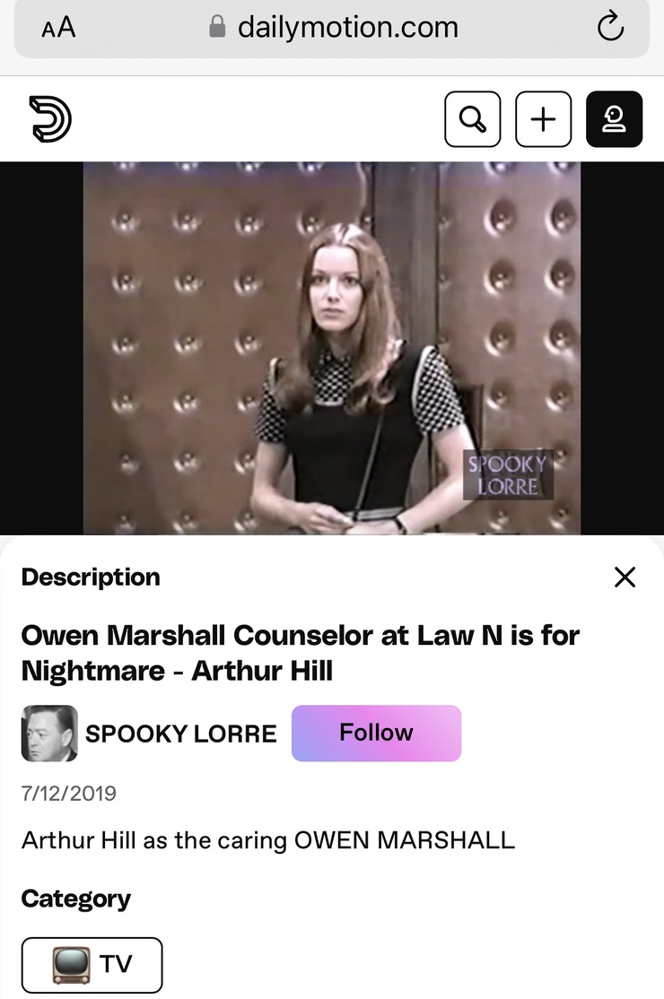 Owen Marshall, Counselor at Law