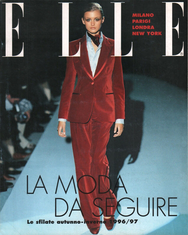 Trish Goff - Elle Italia, AW 1996 Cover