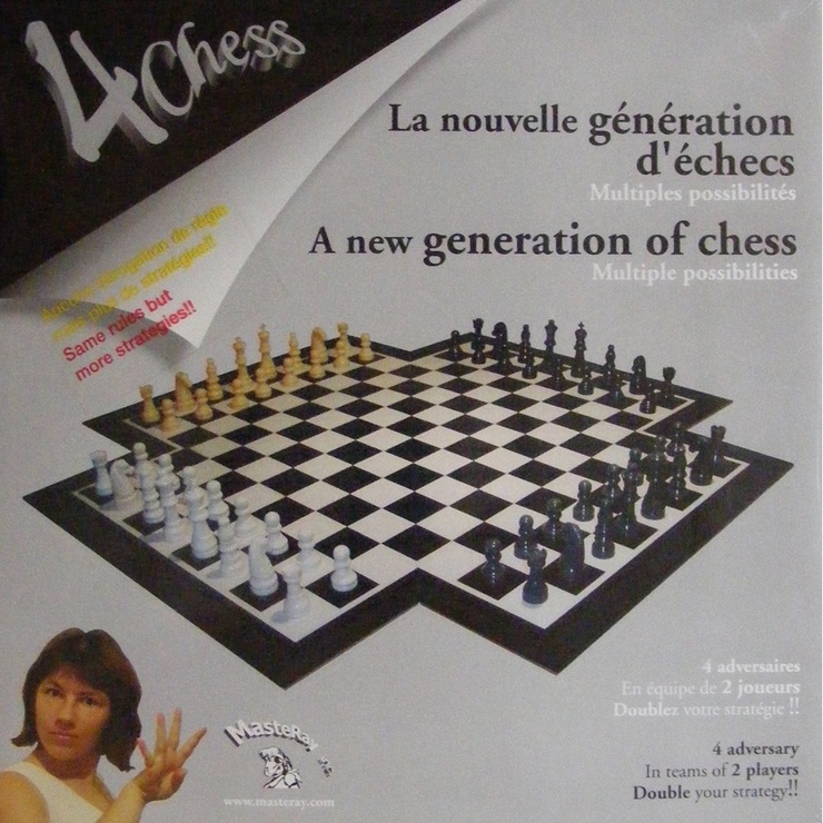 4Chess: Four-Handed Chess Set for 4 Players image