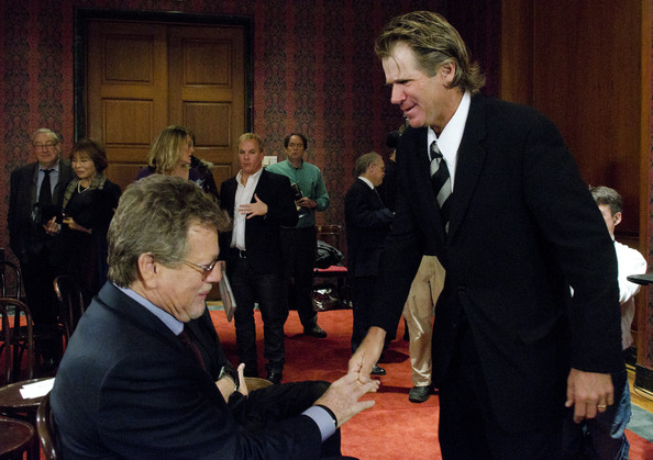 Ryan O'Neal and Nels Van Patten