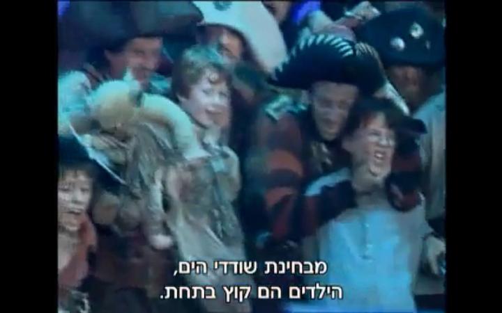 The Pirates choking Harry Newell as they try to ki