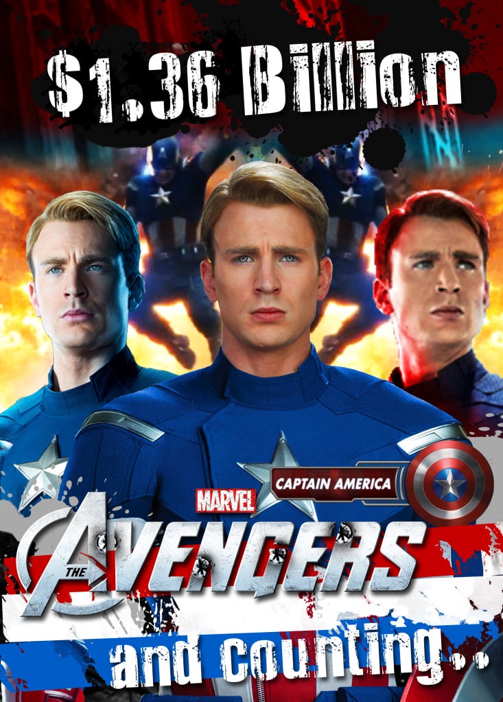The Avengers $1B Poster - Captain America