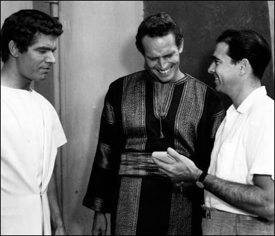 Stephen Boyd, Charlton Heston & Army Archerd